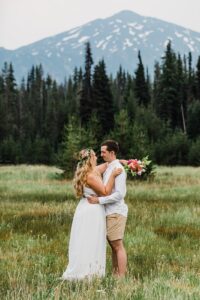 Central Oregon Elopement At Sparks Lake - Rose & Alex