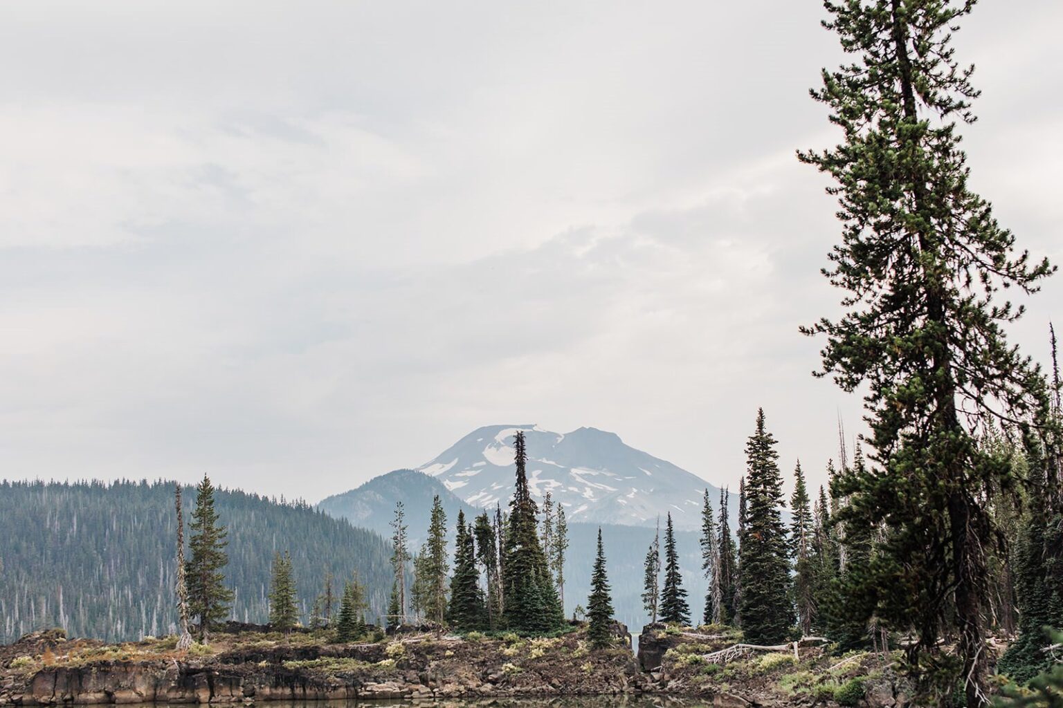 Central Oregon Elopement At Sparks Lake - Rose & Alex
