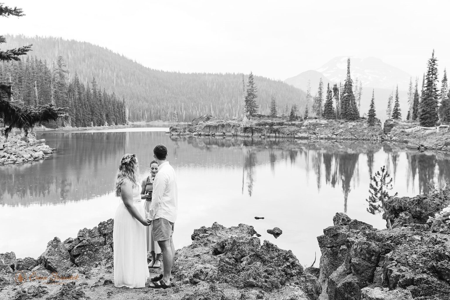 Central Oregon Elopement At Sparks Lake - Rose & Alex